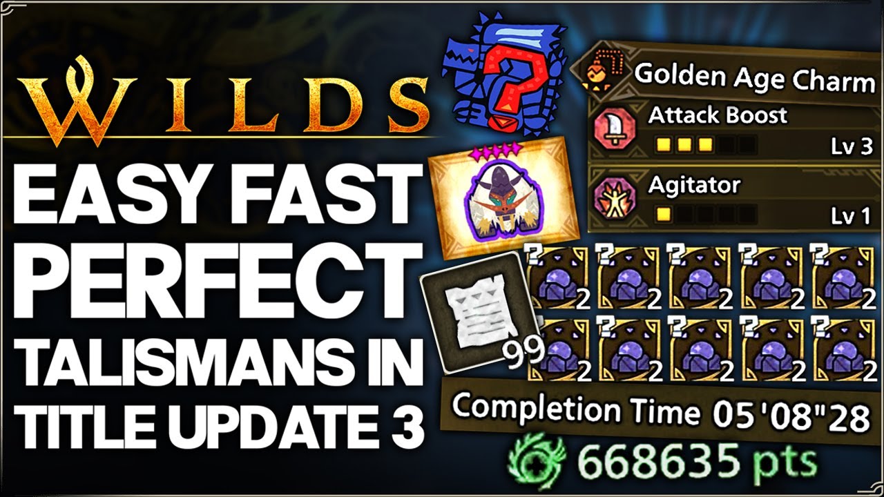 Monster Hunter Wilds - Get FAST God Talismans in Title Update 3 - New ...
