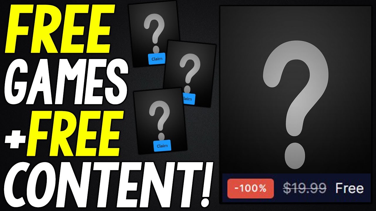 TONS OF FREE PC GAME STUFF! FREE GAMES, FREE CONTENT AND MORE - YouTube