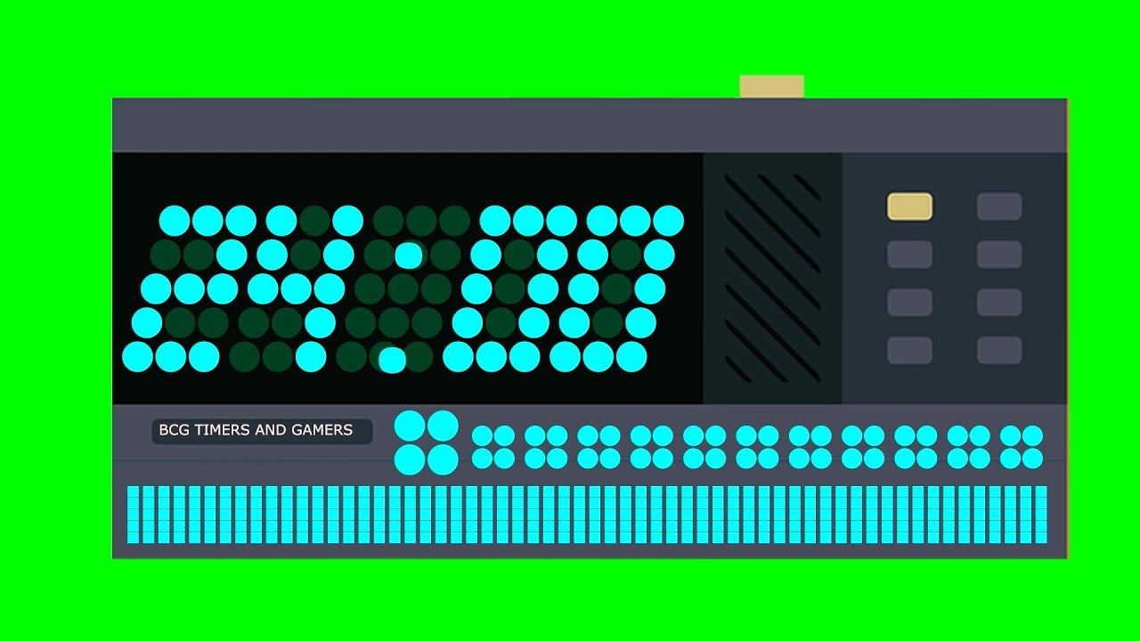 BCG 24 Minutes Countdown (Green Screen 24H LED Clock Simulator) Remix ...