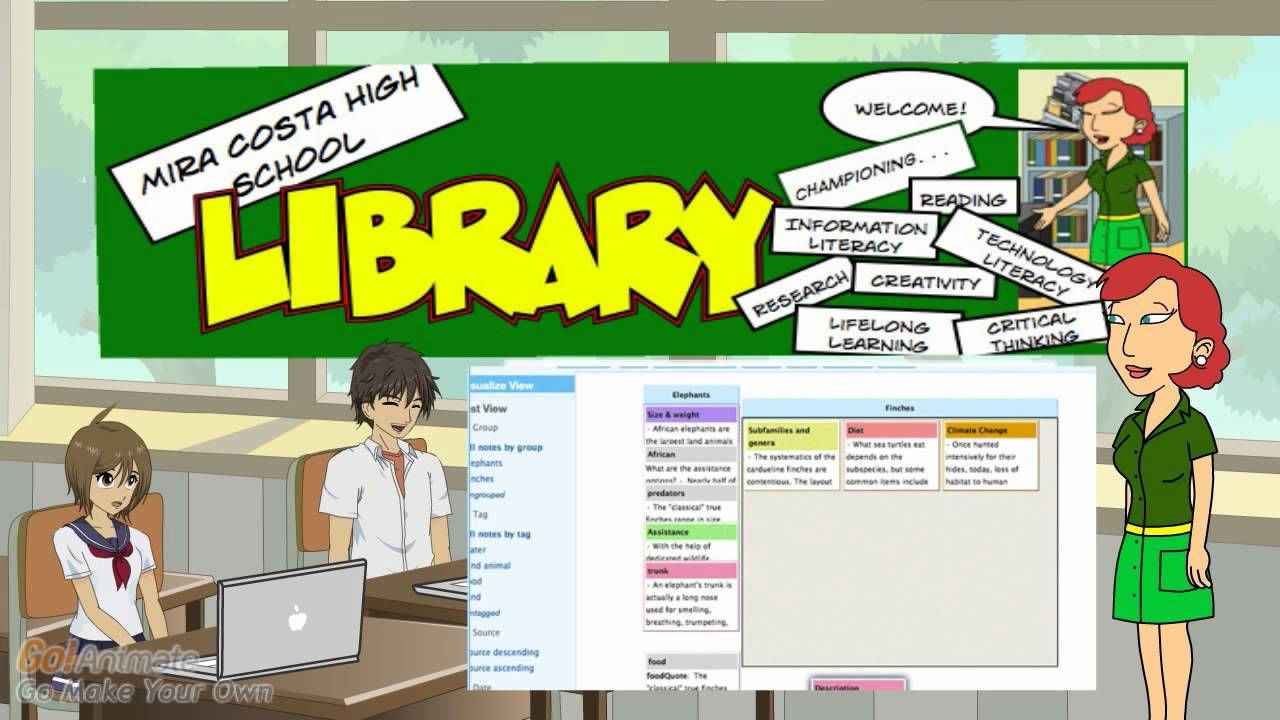 EasyBib at the MCHS Library - YouTube