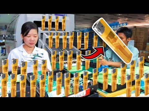 How lighter Are Made In Factory | Lighter Manufacturing Process In ...