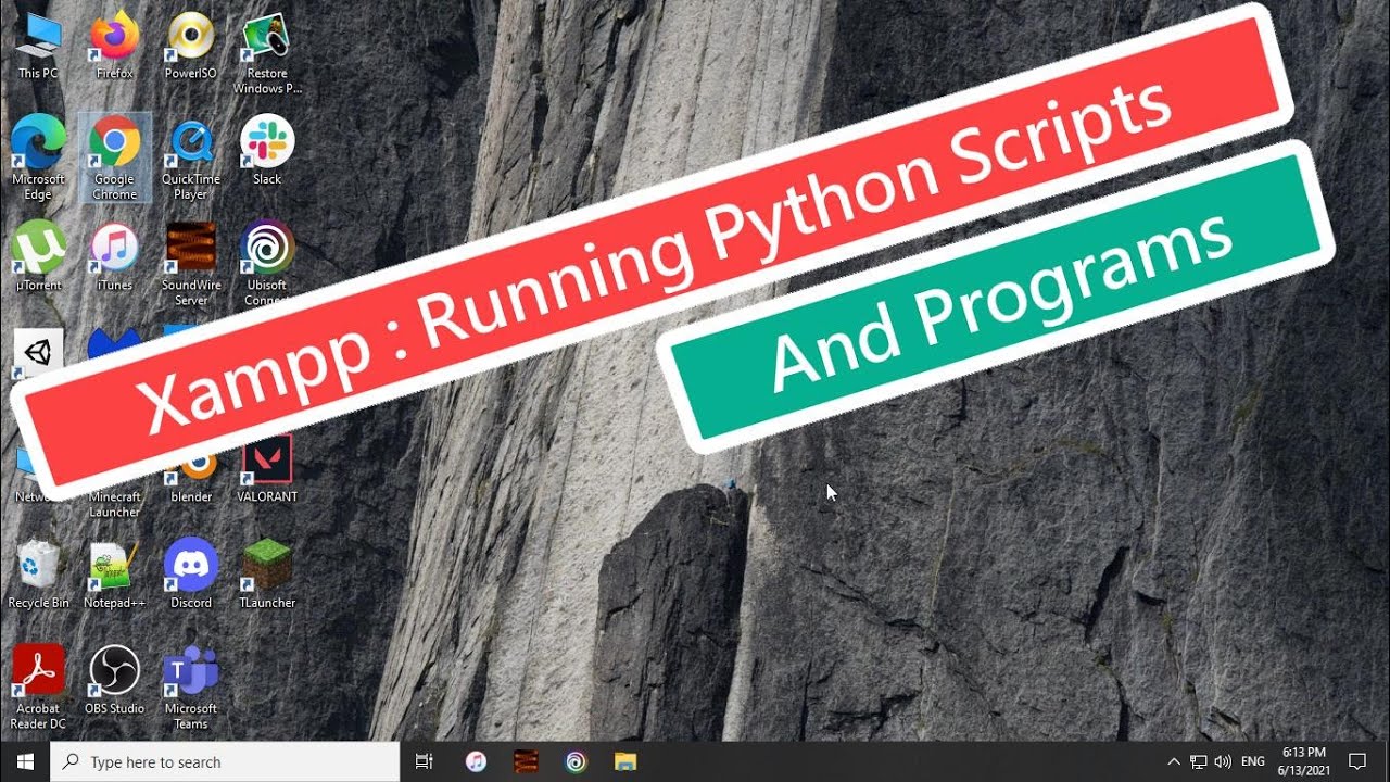 Xampp Running Python Scripts And Programs Youtube 2586