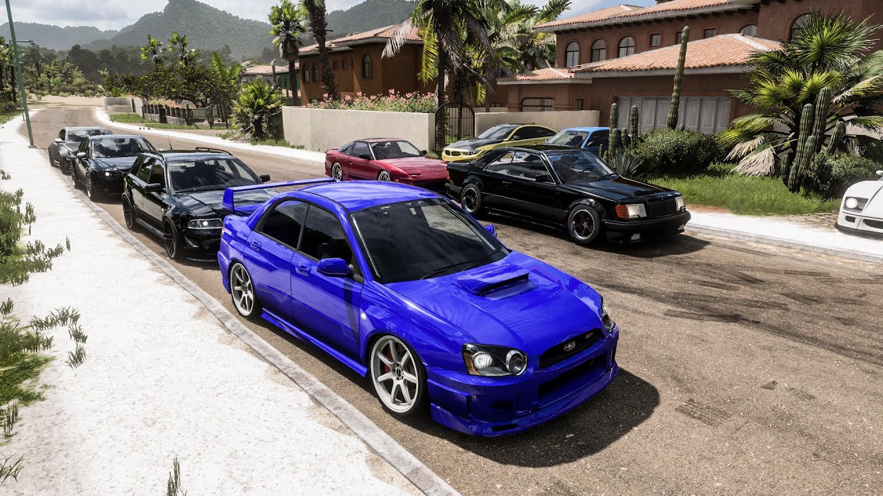 Forza Horizon 5: Clean/Stance Car Meet | Cruising Widebody MK5, Slammed ...