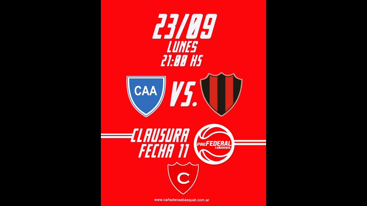 PRE FEDERAL ACB 2024 Fecha 11 | Almafuerte vs. Atlético Carcaraña - YouTube