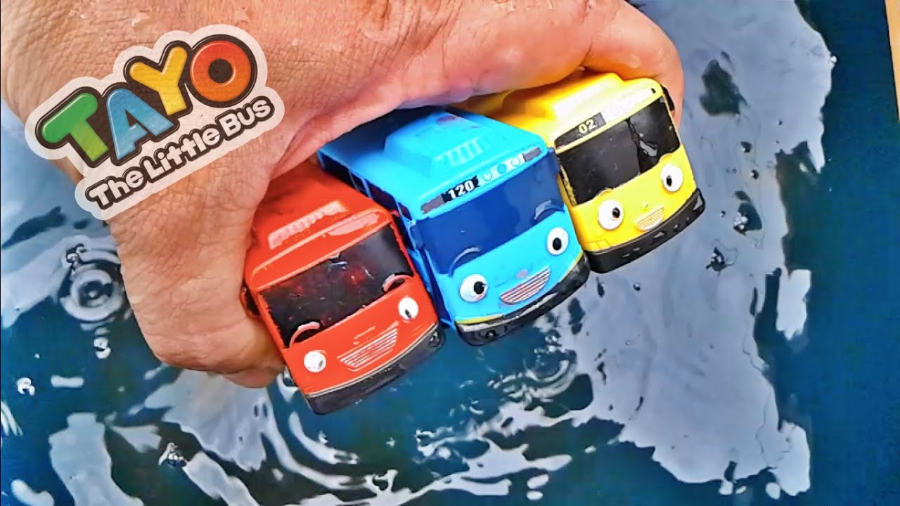 Meet Tayo Bus, Lani Bus, and Gani Bus Fall into the Water - YouTube