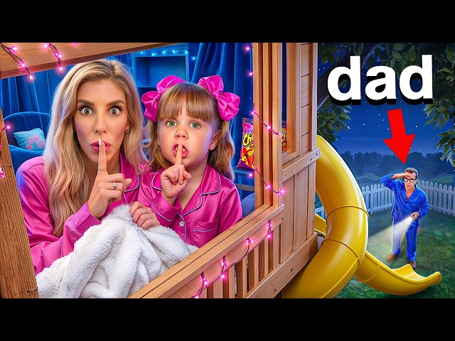 I Built A SECRET Tree House for My Daughter - Videos For Kids