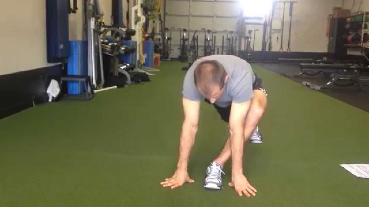 3-Way Hip and Ankle Mobilization from Scissor Stance - YouTube