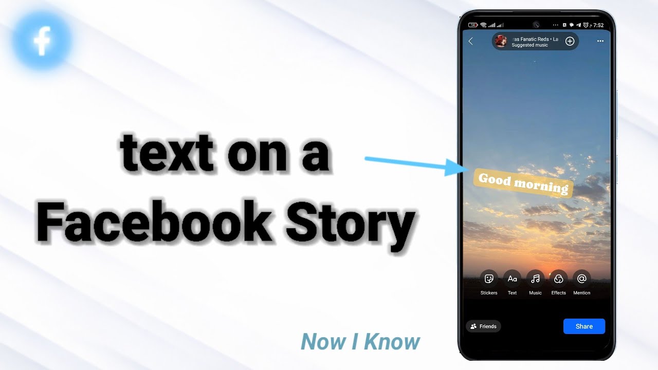 How to Write Text on a Facebook Story - YouTube