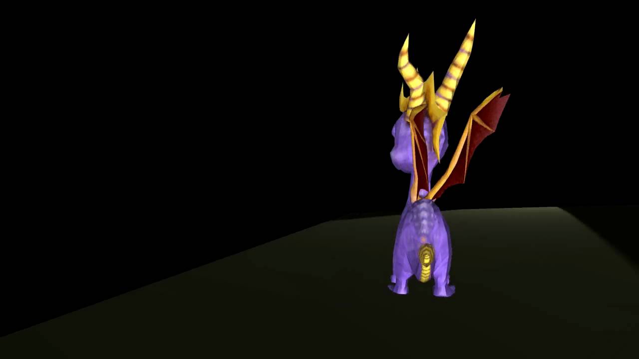 Small Spyro animation render - YouTube