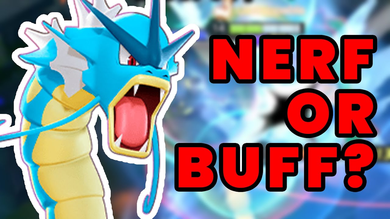 Gyarados Bounce CC Rework: Buff or Nerf? - Pokémon Unite Gameplay - YouTube