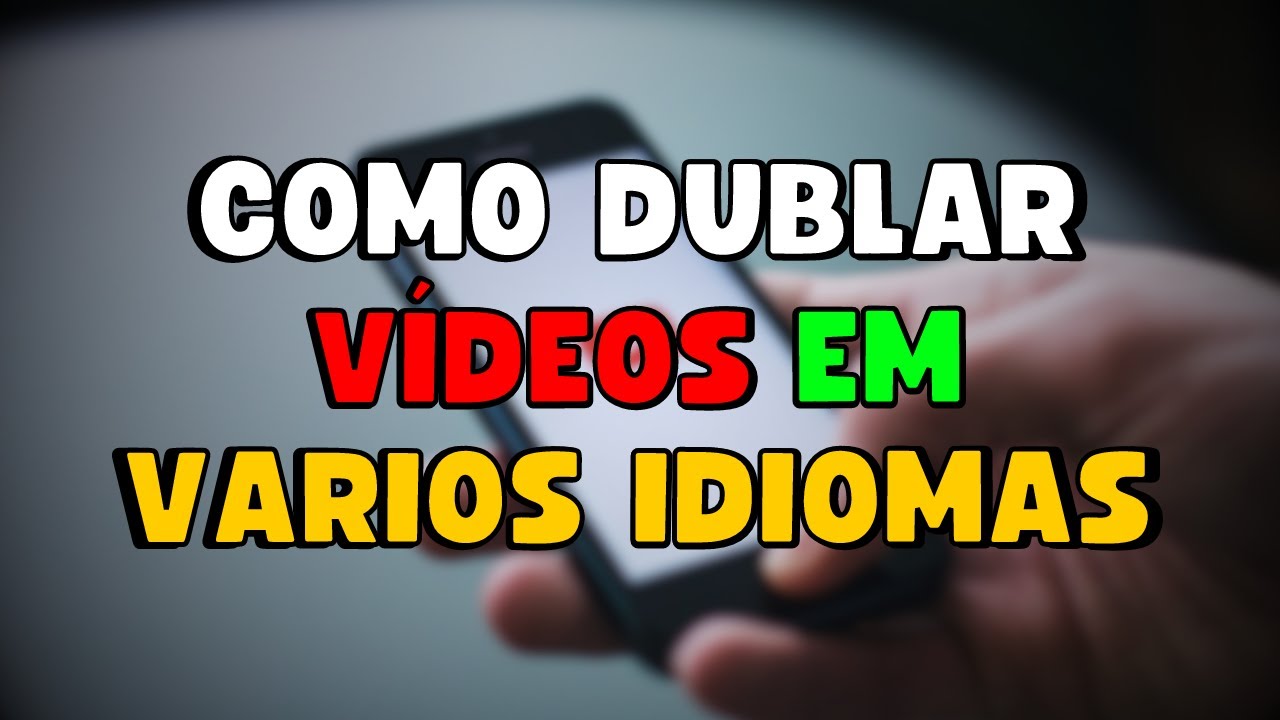 COMO DUBLAR SEUS VÍDEOS do YOUTUBE (FAIXA de ÁUDIO) 📽 ️ - YouTube