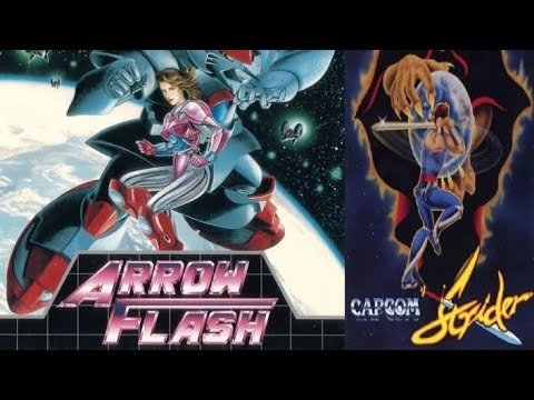 Arrow Flash (Genesis) + Strider (CPS1). Aventuras incríveis com Zana ...