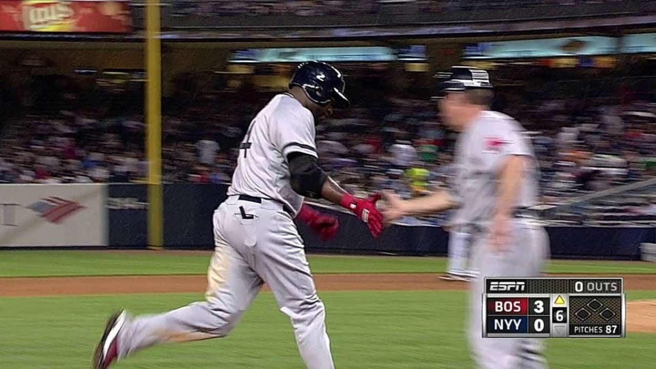 Big Papi crushes a solo shot against the Yankees - YouTube