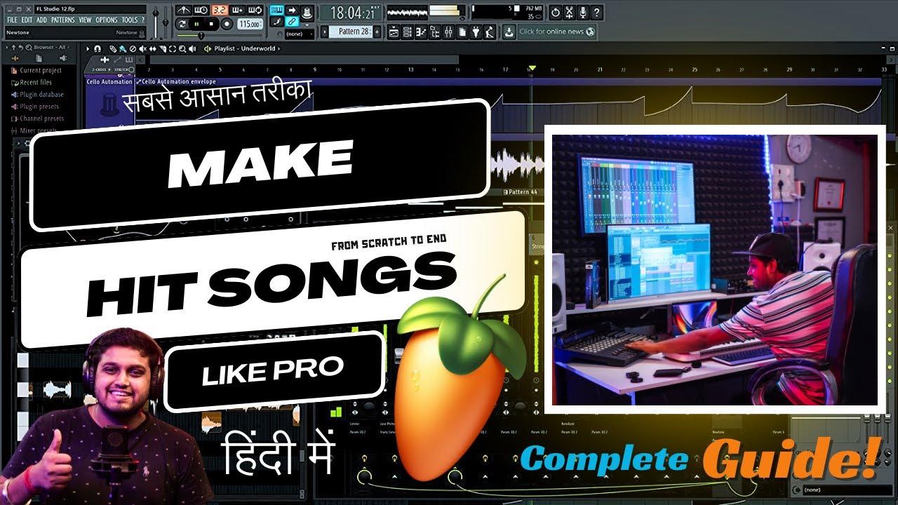 How To Make Hit Songs Like Pro (From Scratch To End) - FL Studio With ...