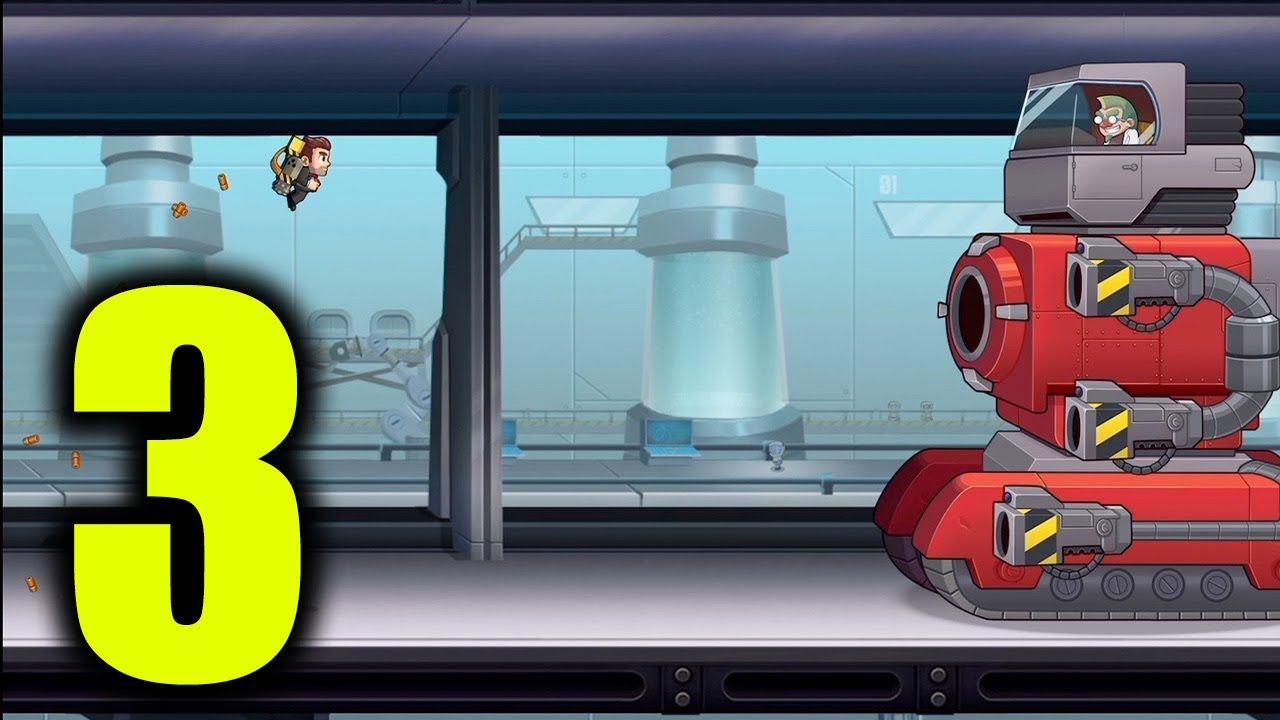 Jetpack Joyride 2 - Touch Live Gameplay - Part 3 - Chapter 1 - Level 9 ...