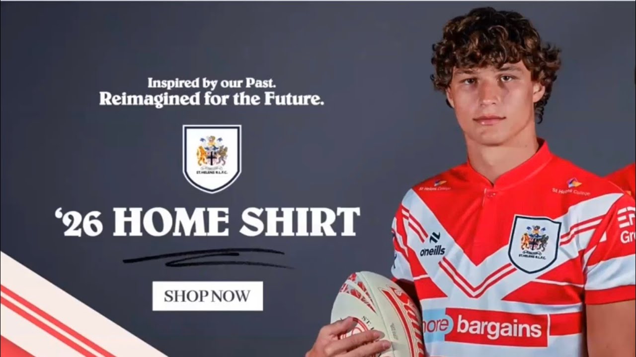Redvee TV Show 2025: #49 2026 St Helens Home Kit Reveal - YouTube