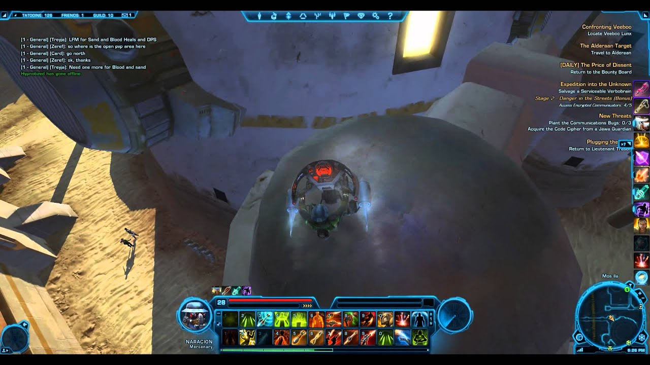 swtor cunning datacron in MOS ILA/Tatooine - YouTube