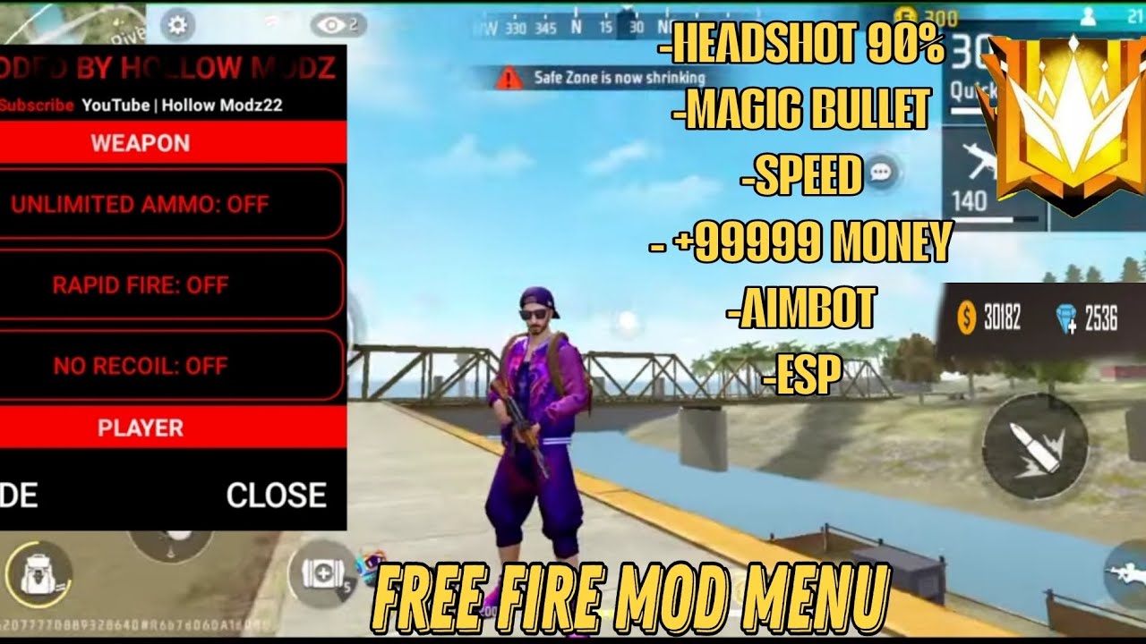 🔥FREE FIRE HACK MOD MENU🔥 - YouTube