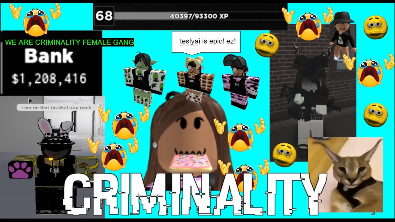 Criminality Roblox | Gang wars (level 68) - YouTube