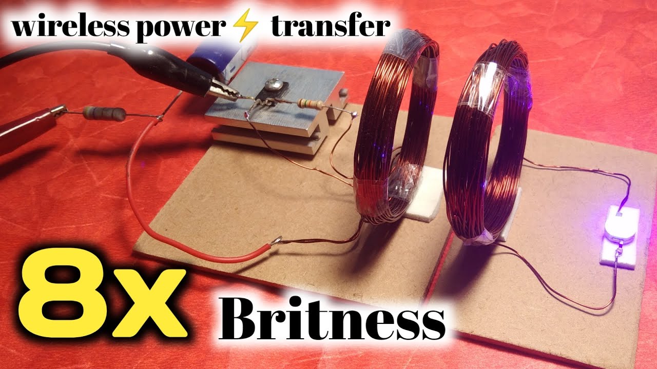 wireless power transmission project 😎 || Smart project || School ...