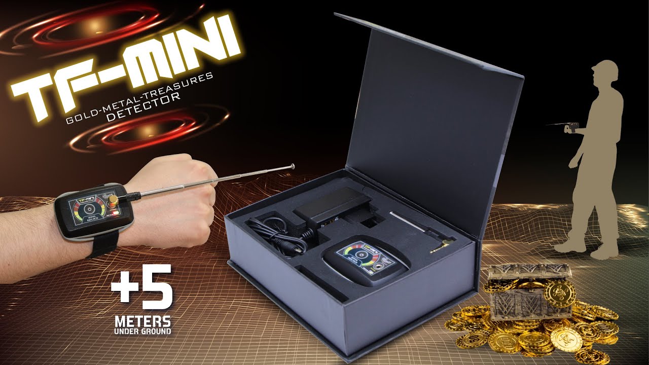 TF-MINI" Watch Size Metal Treasures Hunting Machine - Treasures Finder ...