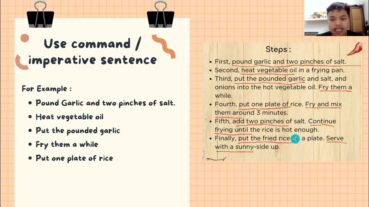 Procedure text (Language Features) - YouTube