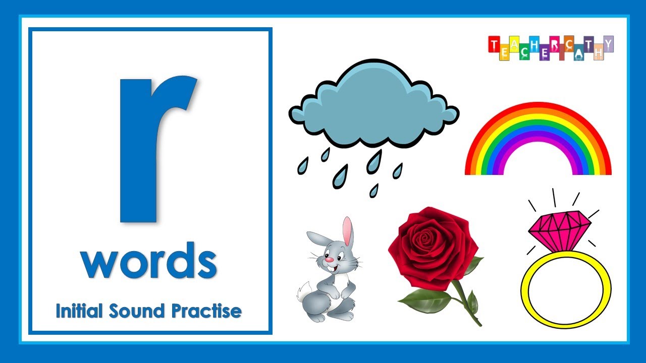 Rr Vocabulary for Kids/ Initial Sound - YouTube