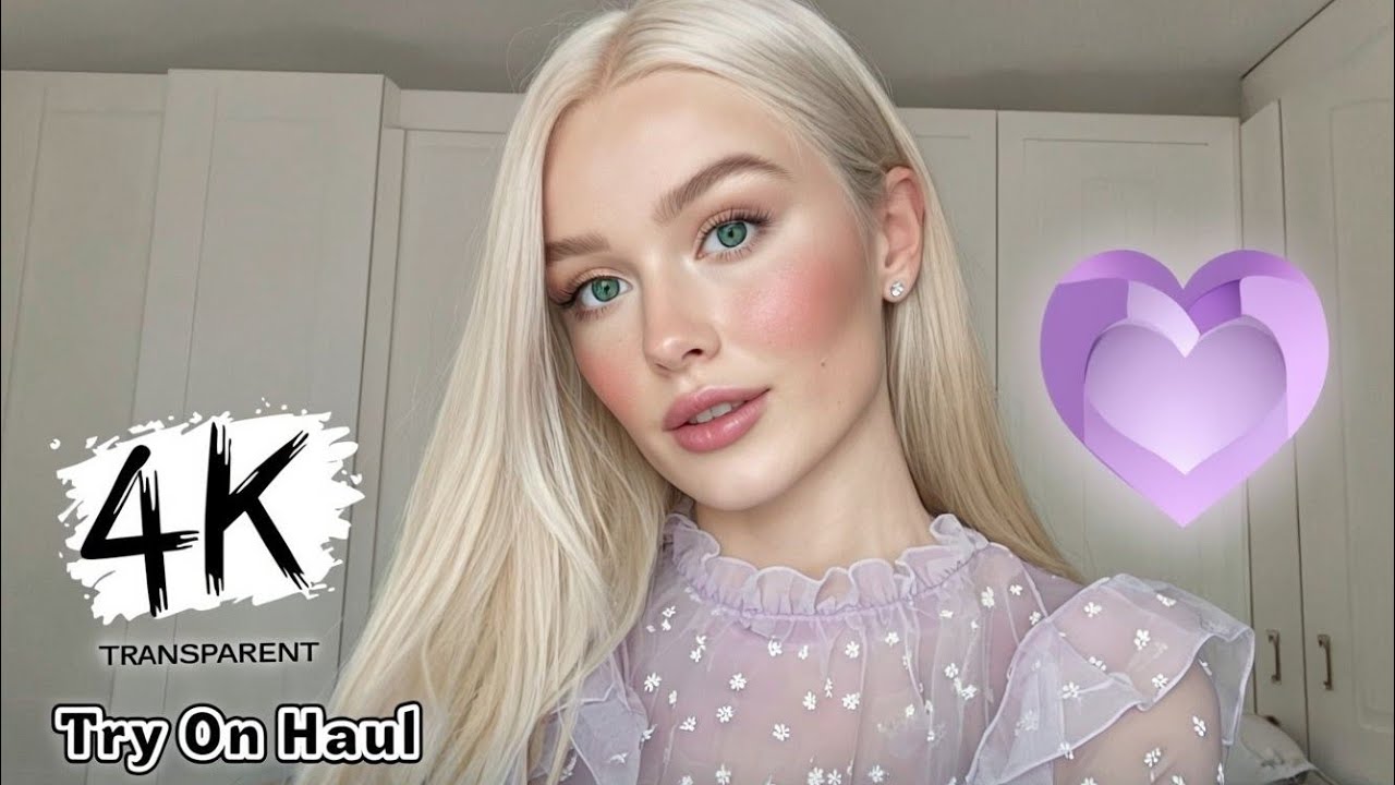 4K 🤍Try on haul 2025 -Transparent wet vs dry | shein transparent ...