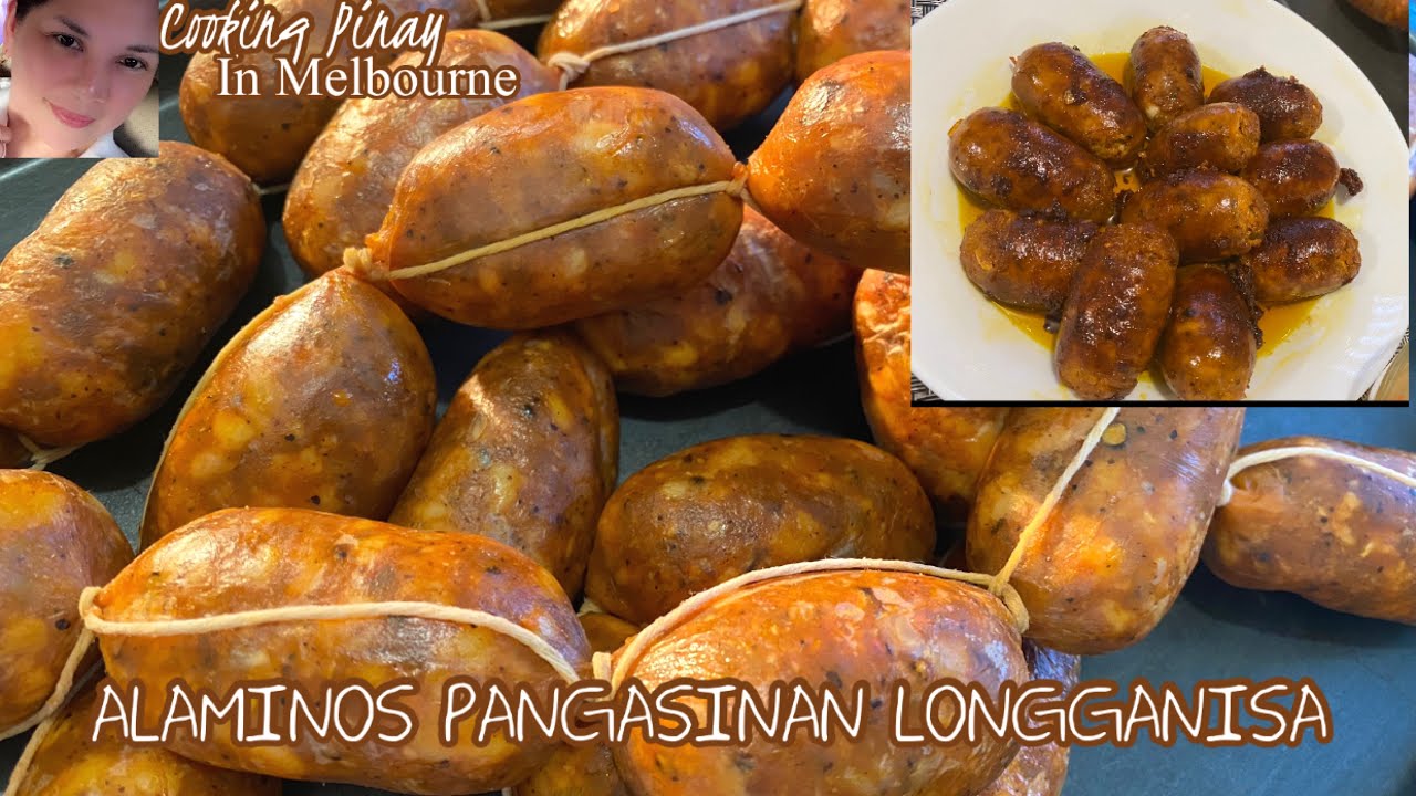ALAMINOS PANGASINAN LONGGANISA | HOMEMADE GARLIC LONGGANISA | FILIPINO ...