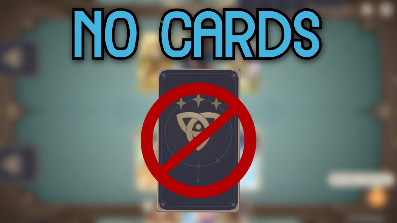 Genshin TCG but you dont have cards - YouTube