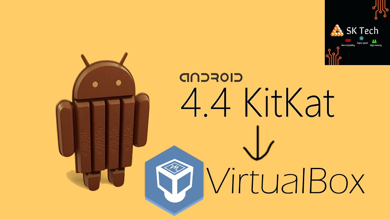 How to install Android Kitkat (4.4) on Virtualbox - YouTube