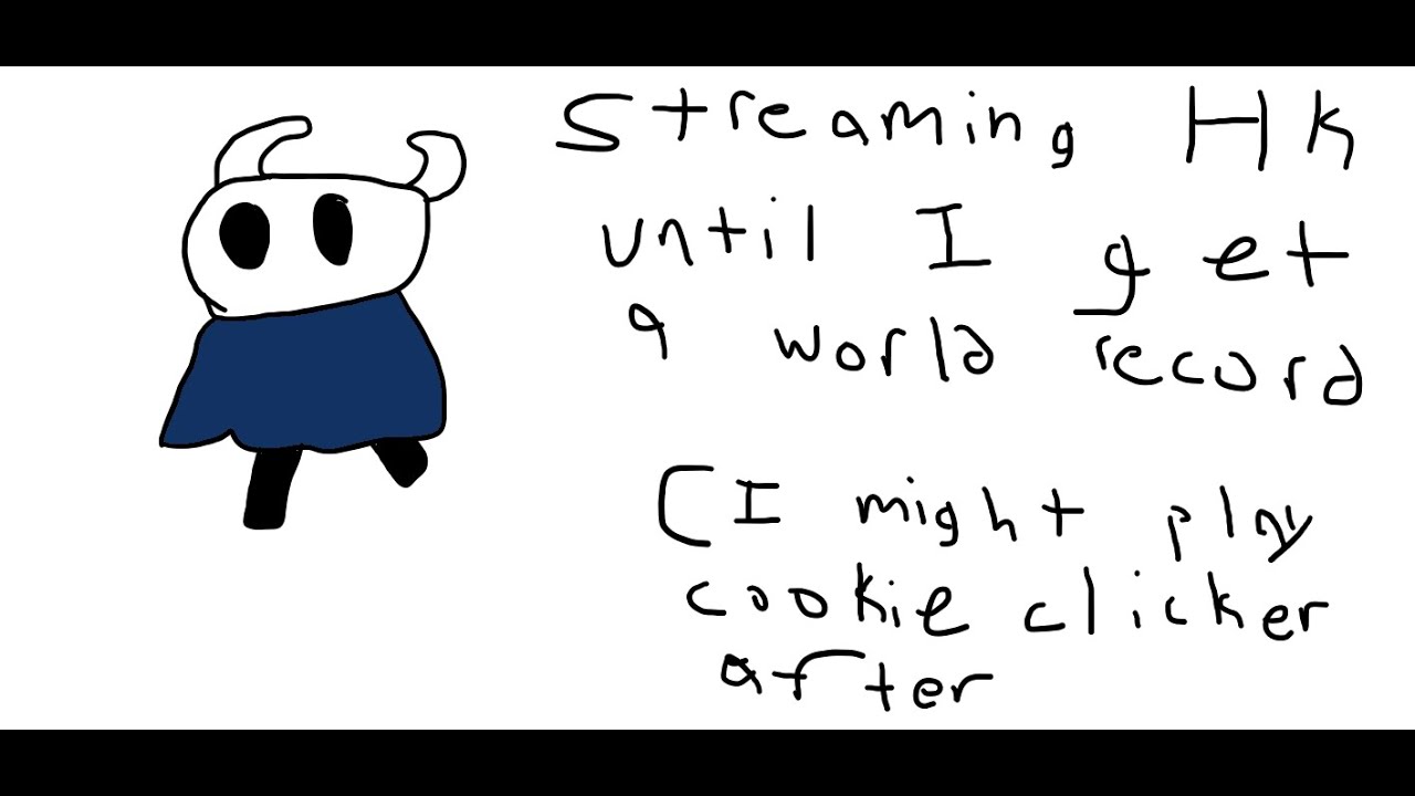 HOLLOW KNIGHT LIVE but I fail to get a WR and read all 57 Zote Precepts ...