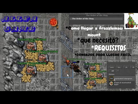 TIBIA Como Domar la MONTURA BATTLEFRAZZLE