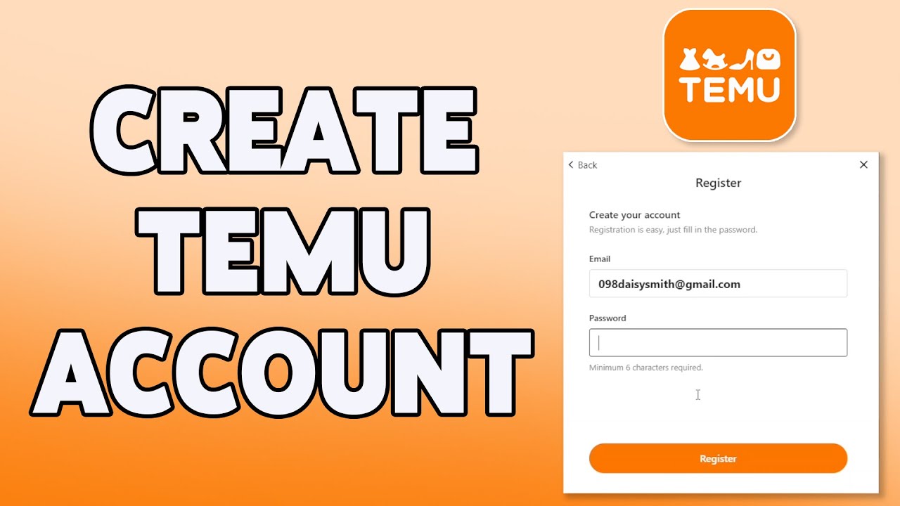 Temu Account Registration, Sign Up Guide 2023 | Create Temu Account ...