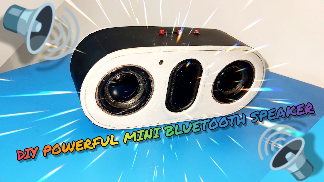 DIY Mini Bluetooth Speaker Box. I'm Making A Mini Bluetooth Speaker Box ...