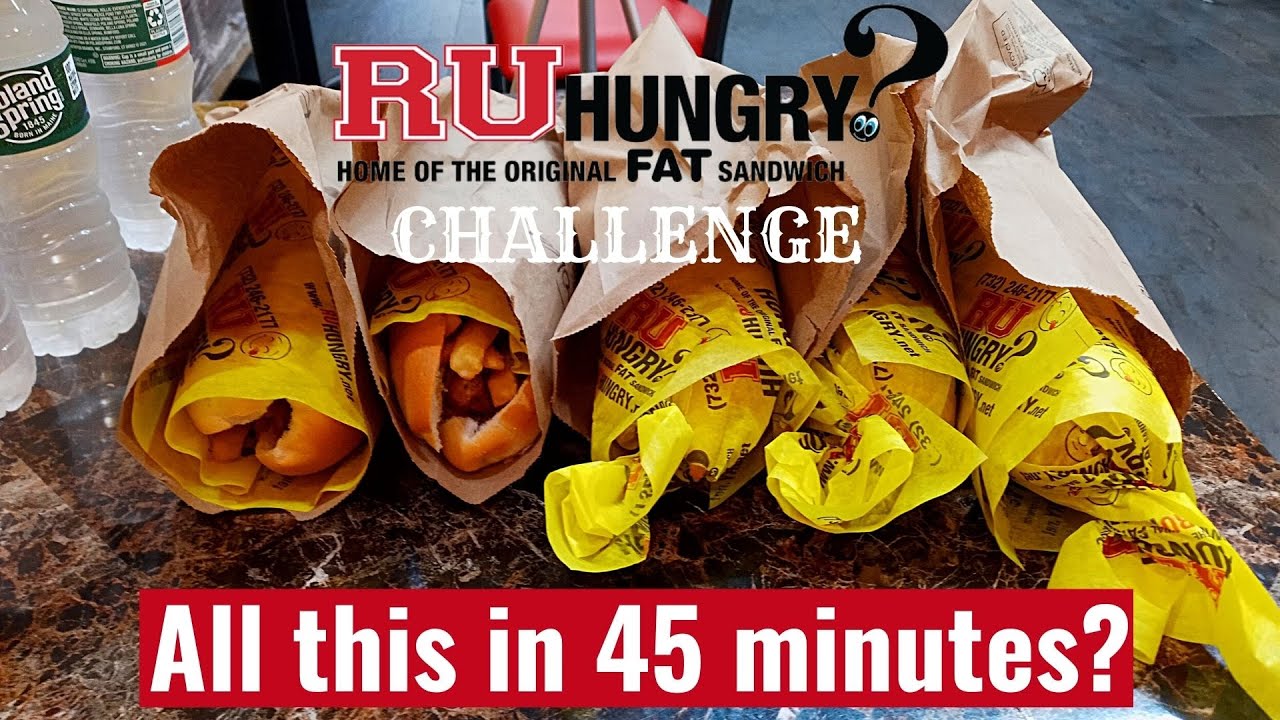 RU Hungry Fat Sandwich Challenge - YouTube
