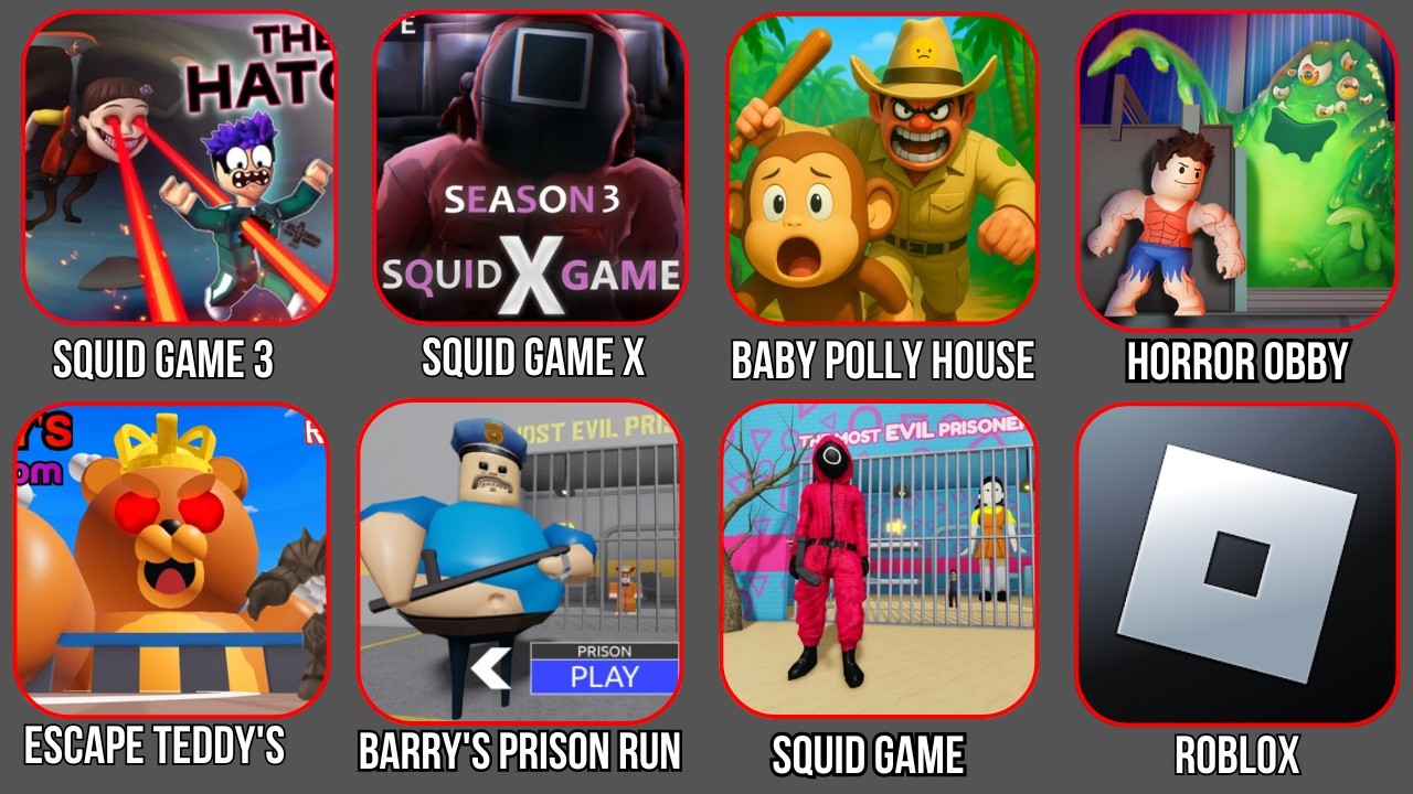 Mega Escape: Squid Game 3 season - YouTube