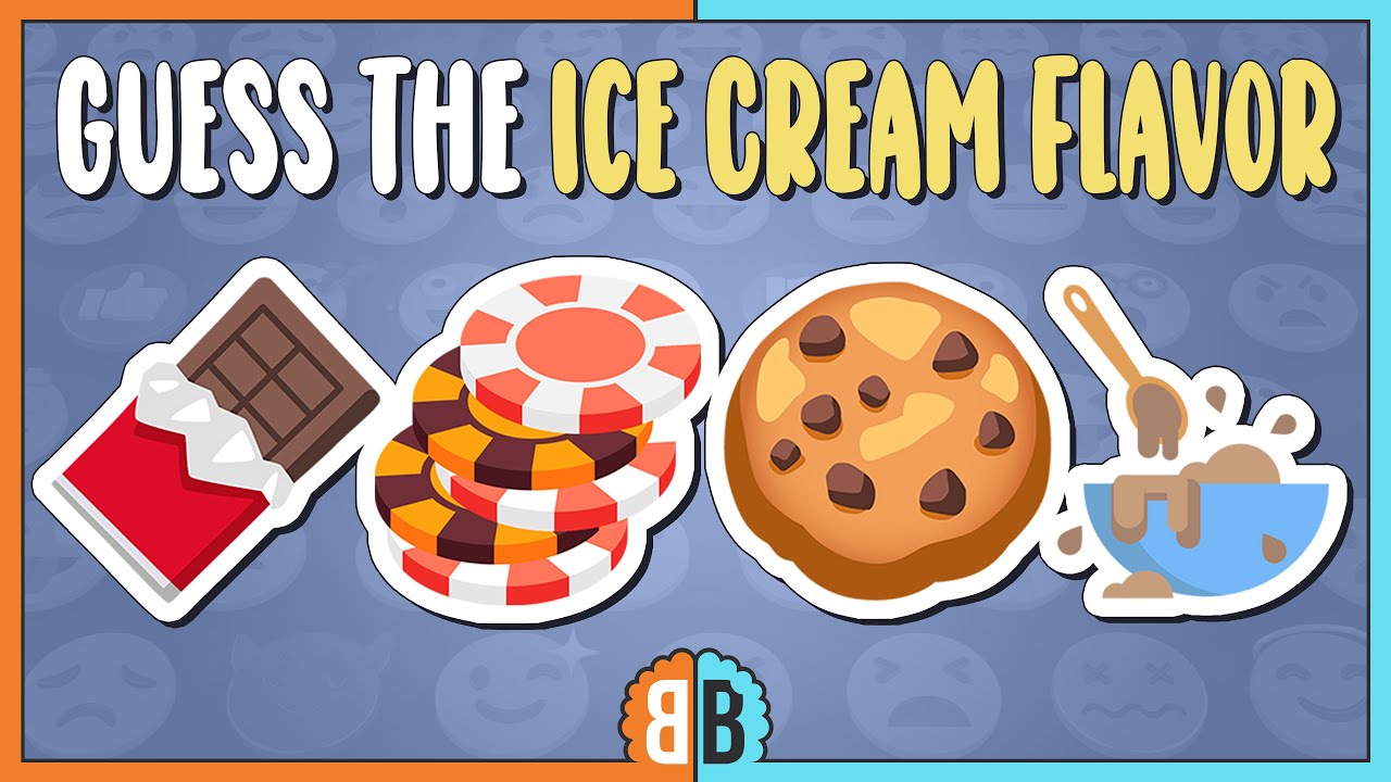 Guess The Ice Cream Flavors | EMOJI RIDDLES - YouTube