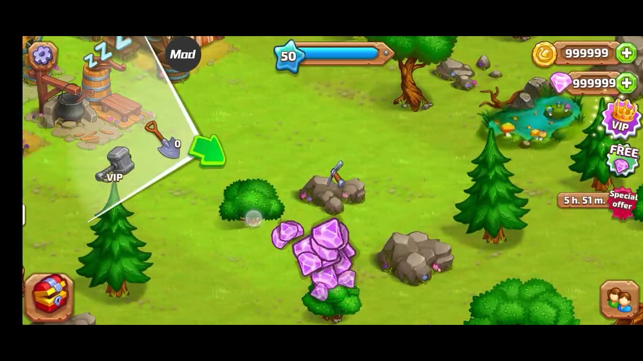 Viking and Dragon island offline game mod menu no password (unlimited ...