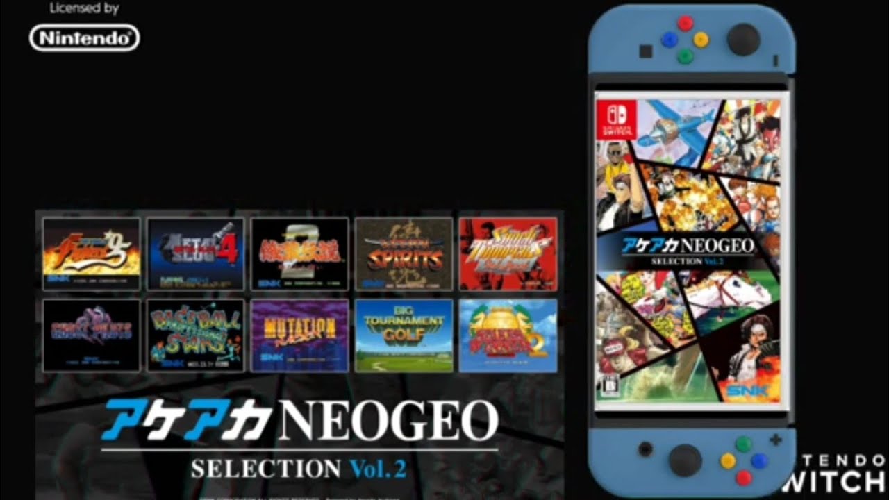 ACA NEOGEO Selection Vol 2 Switch - YouTube