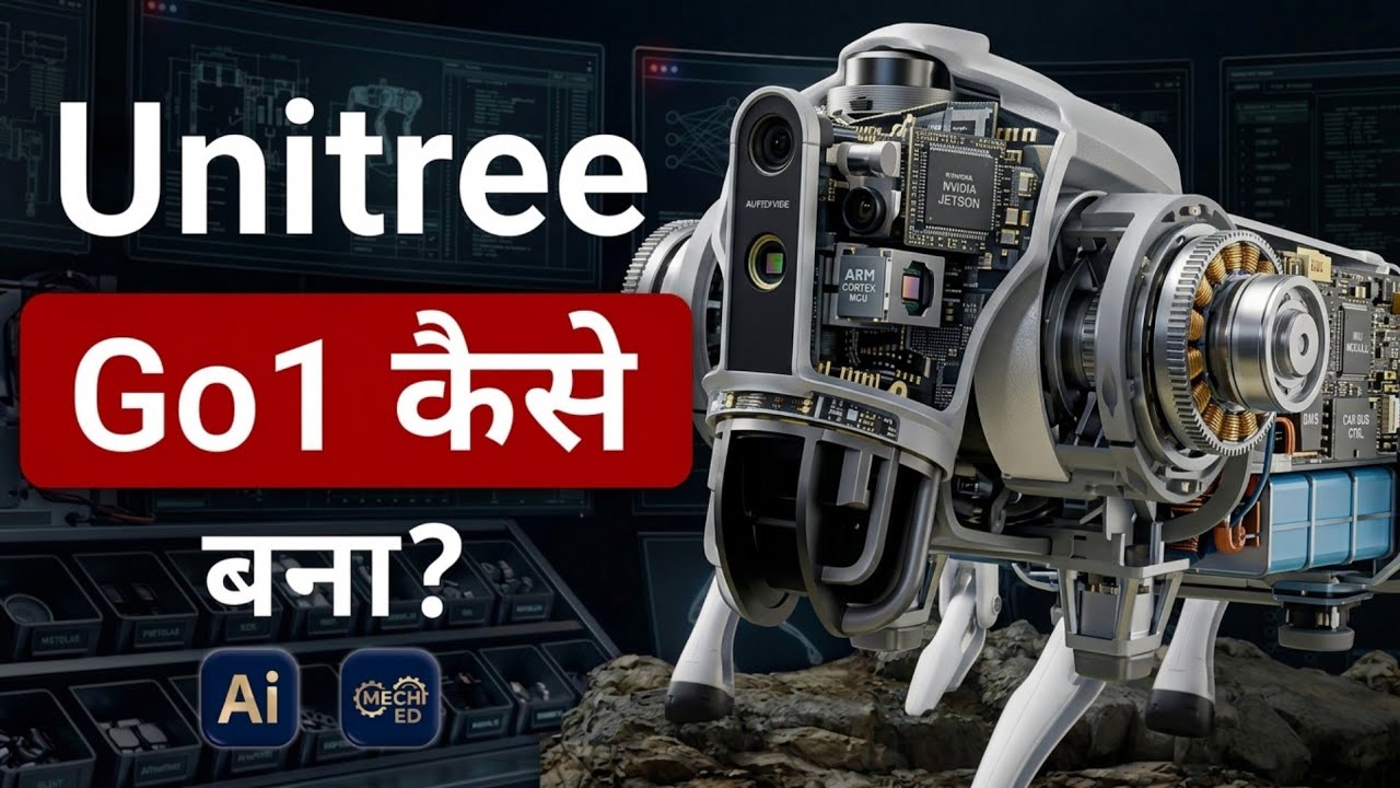 Unitree Go1 (Robotic Dog) कैसे बनाया गया है? || How it Works? (AI ...