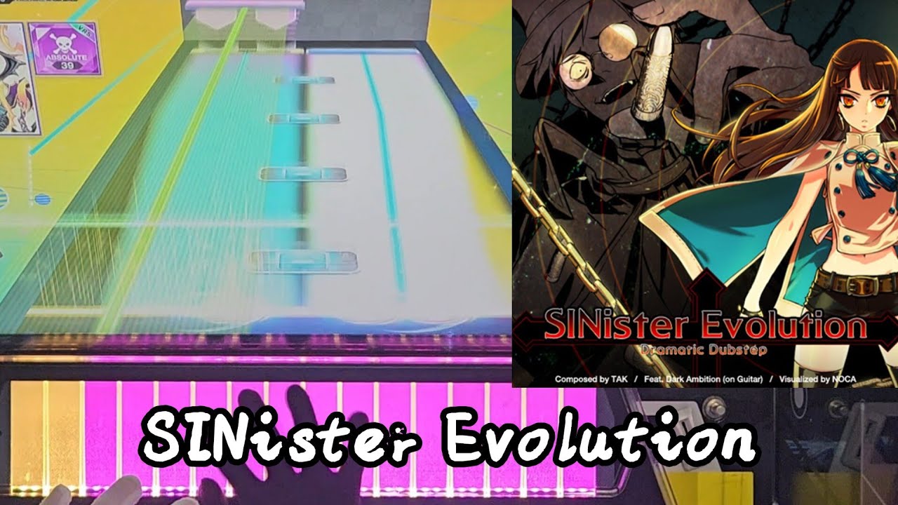 【CHUNITHM】SINister Evolution (MASTER) ALL JUSTICE (16落ち)【4K60】@Ric3Cat - YouTube