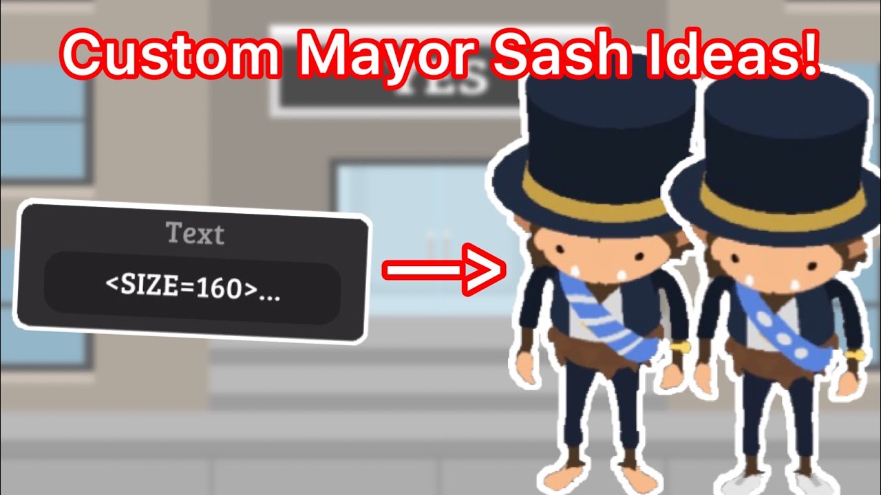 Using Custom Text Codes For The Mayor Sash! - Sneaky Sasquatch - YouTube