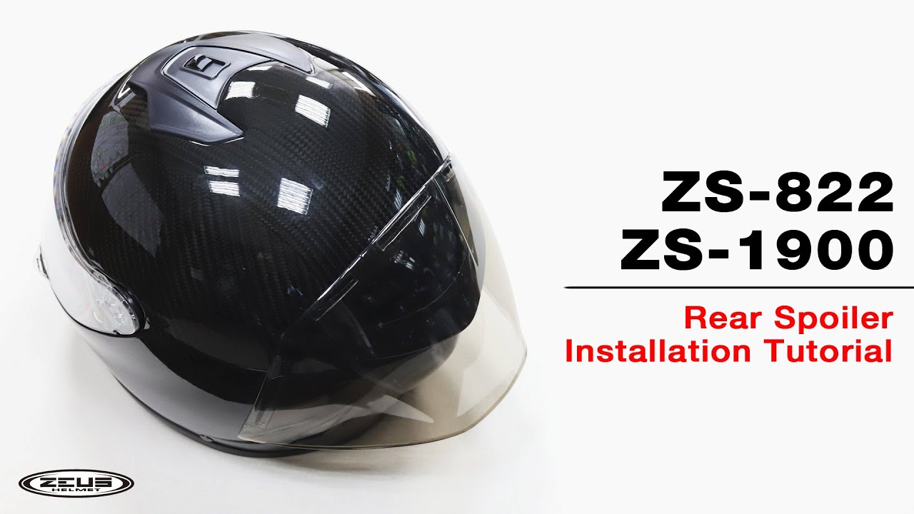 ZS-822 , ZS-1900 Rear Spoiler Installation Tutorial - YouTube