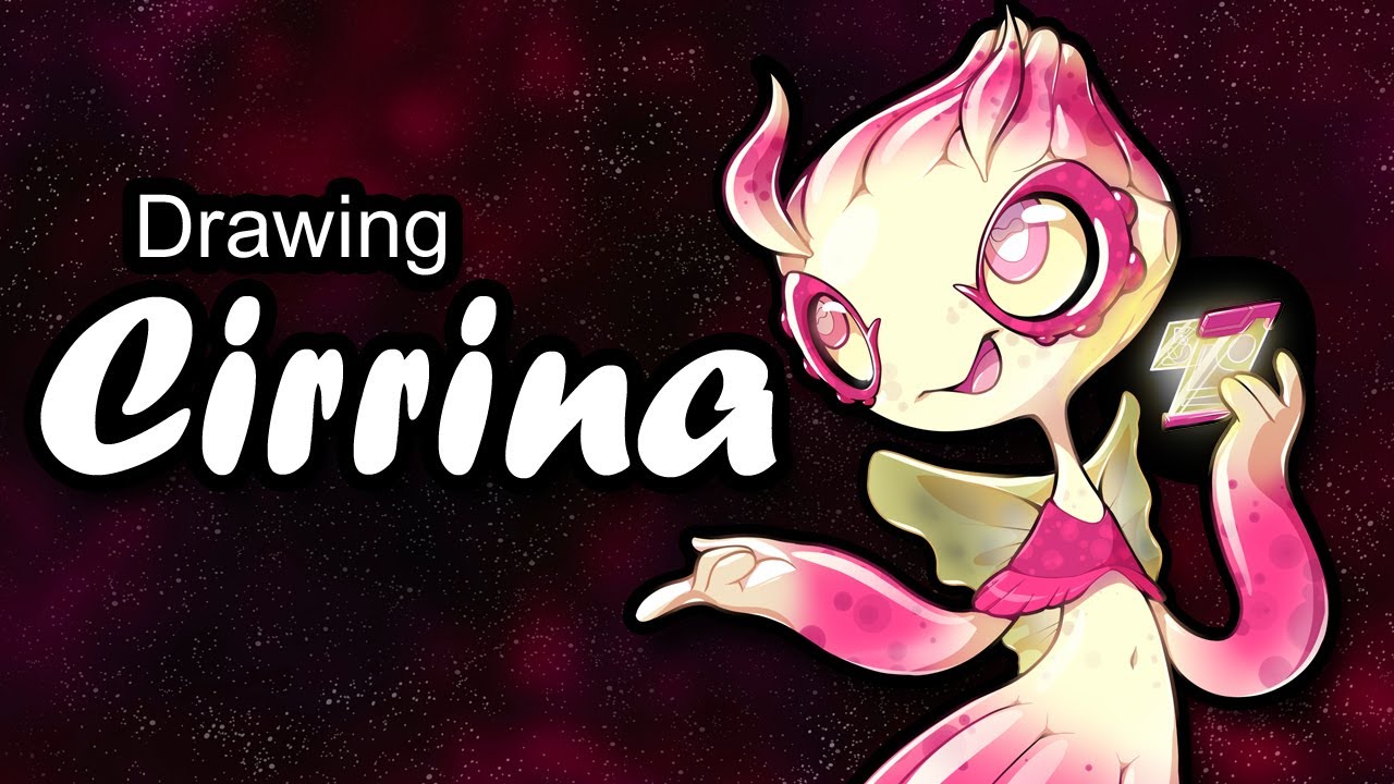 Cirrina - Original Character Drawing Timelapse w/ Commentary - YouTube