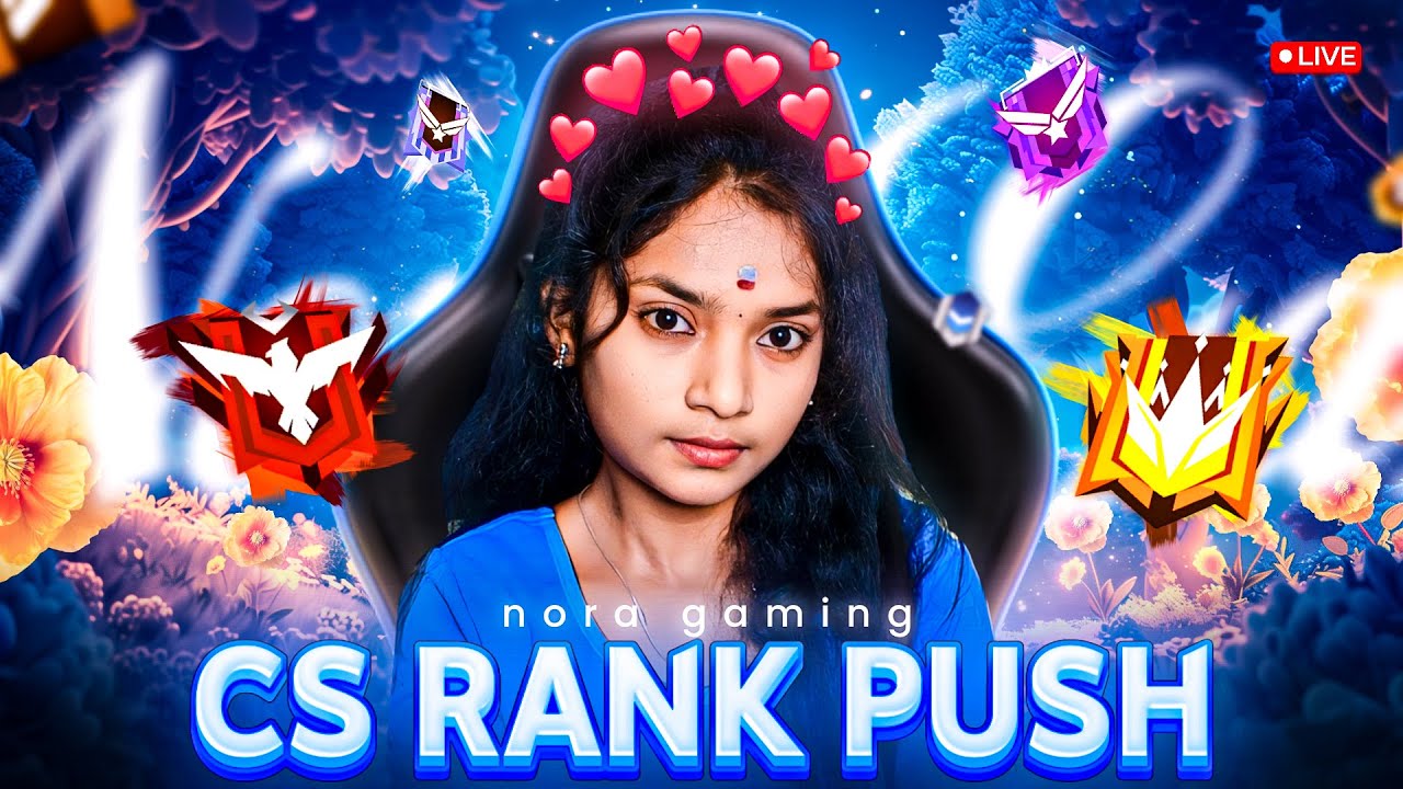 NORA GAMING AS SRIVALLI 💕🌏ON LIVE 🔥Free Fire Live With Nora Gaming 💖#ff ...