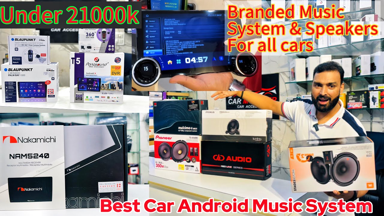 Best Car Android Music System and Speakers under 21000|Car Touch Screen ...