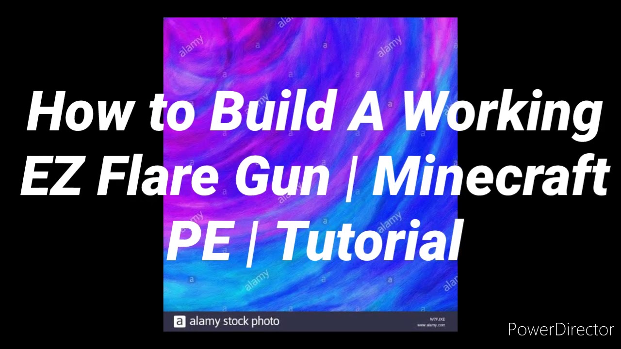 🔫| How to Build A Working Flare Gun | Minecraft PE | Tutorial ...