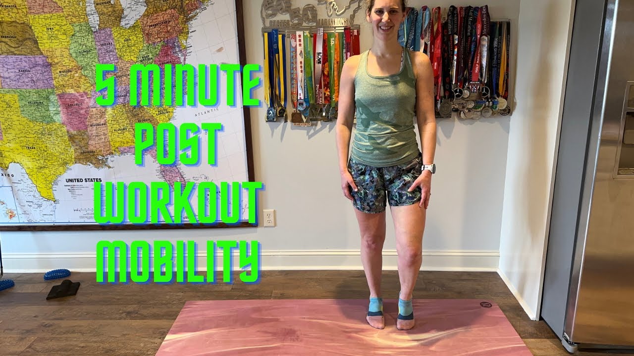 5 Minute Post Workout Mobility | Cool Down - YouTube