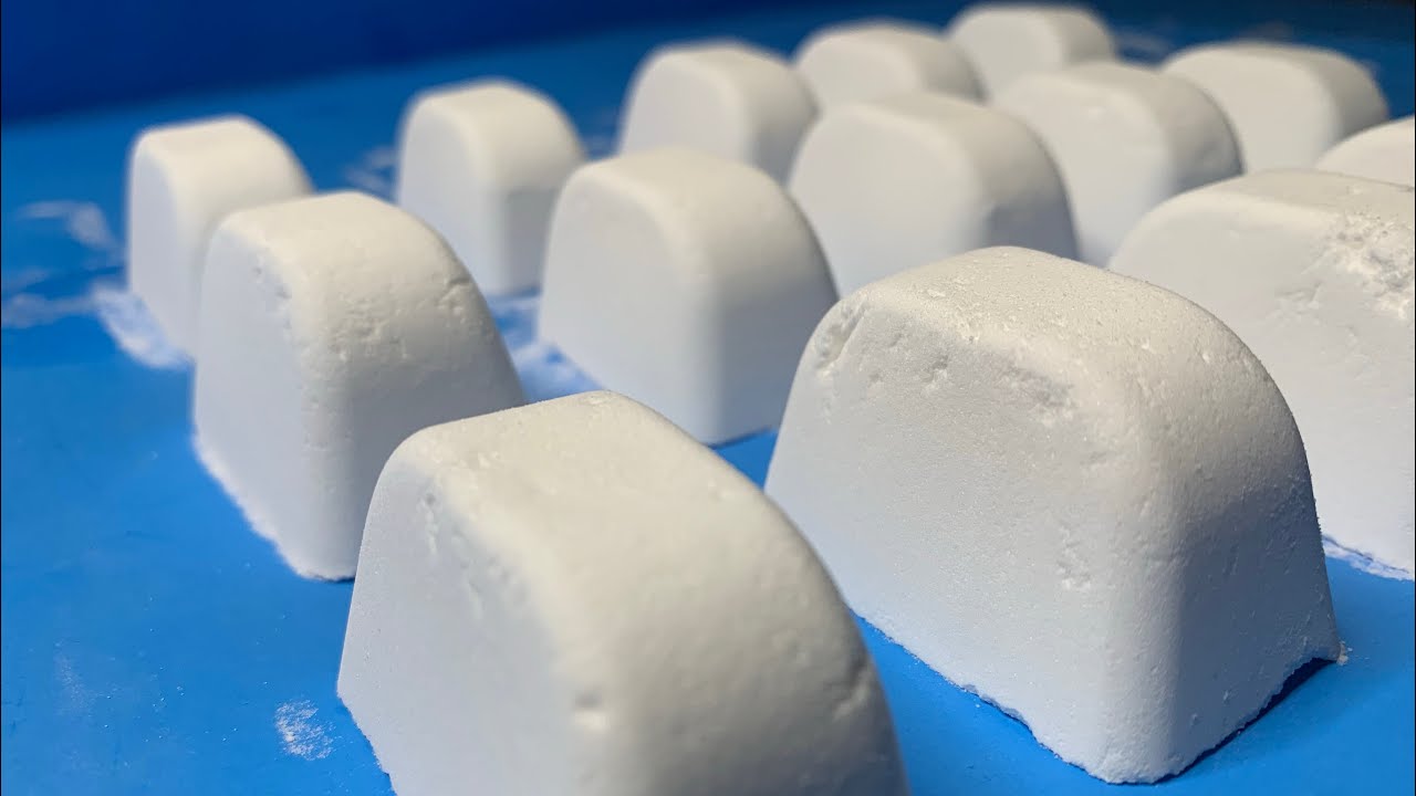 Snappy Baking Soda Cubes | Satisfying ASMR - YouTube
